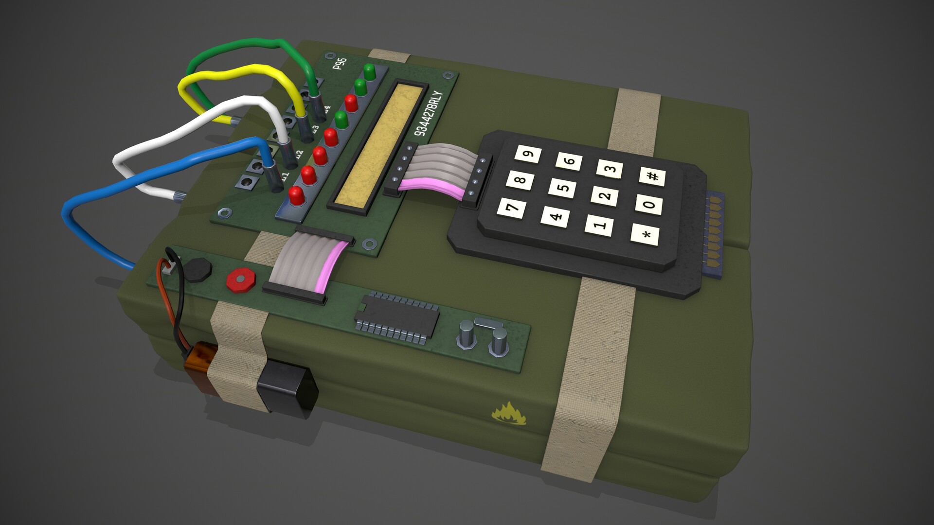 ArtStation - C4 Bomb_1