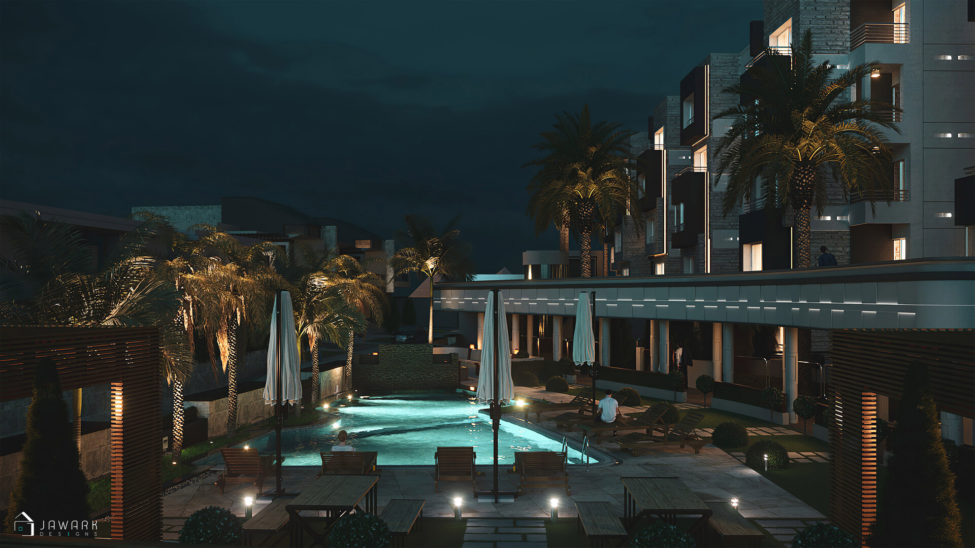 Jawark - La Joie Pyramids Pool View