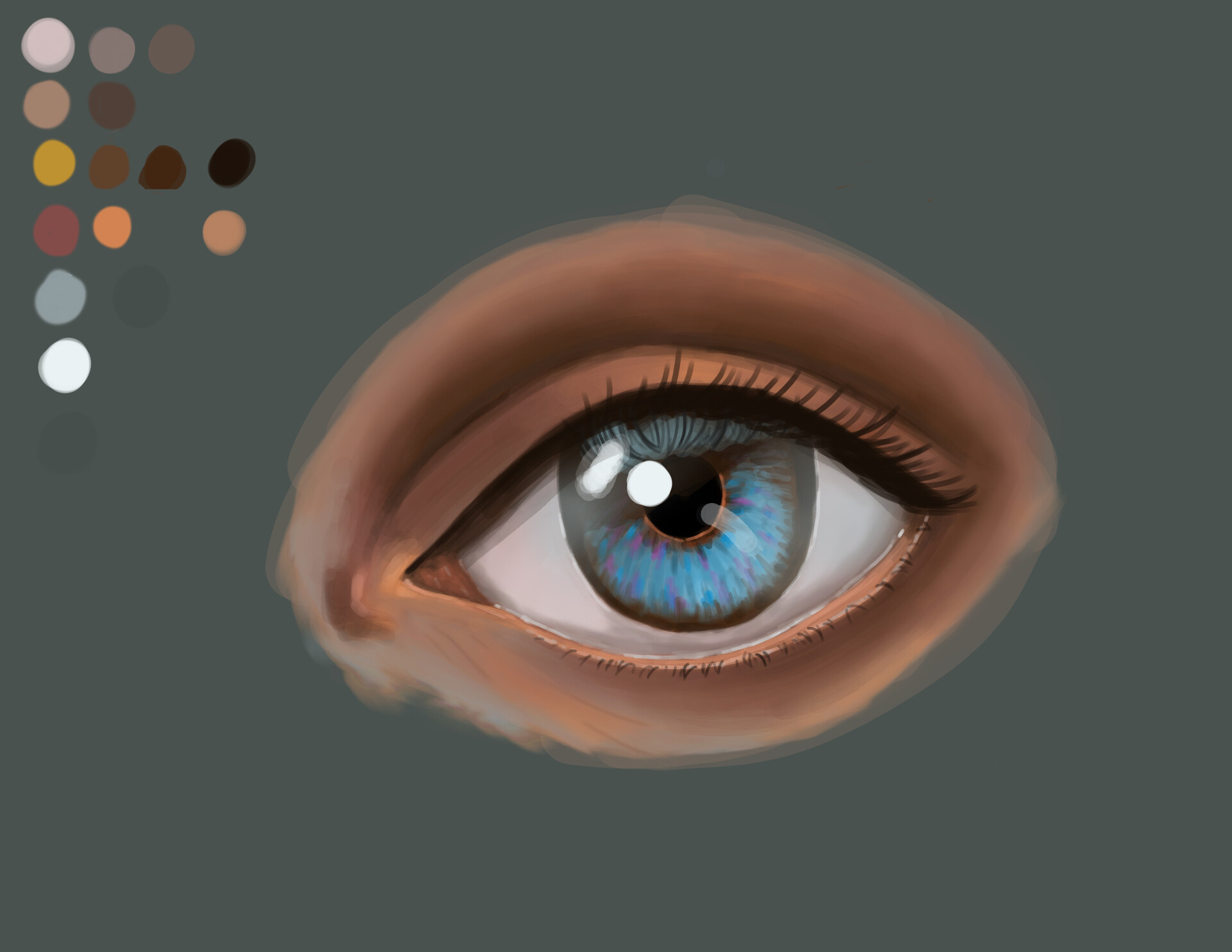 ArtStation - eye practice