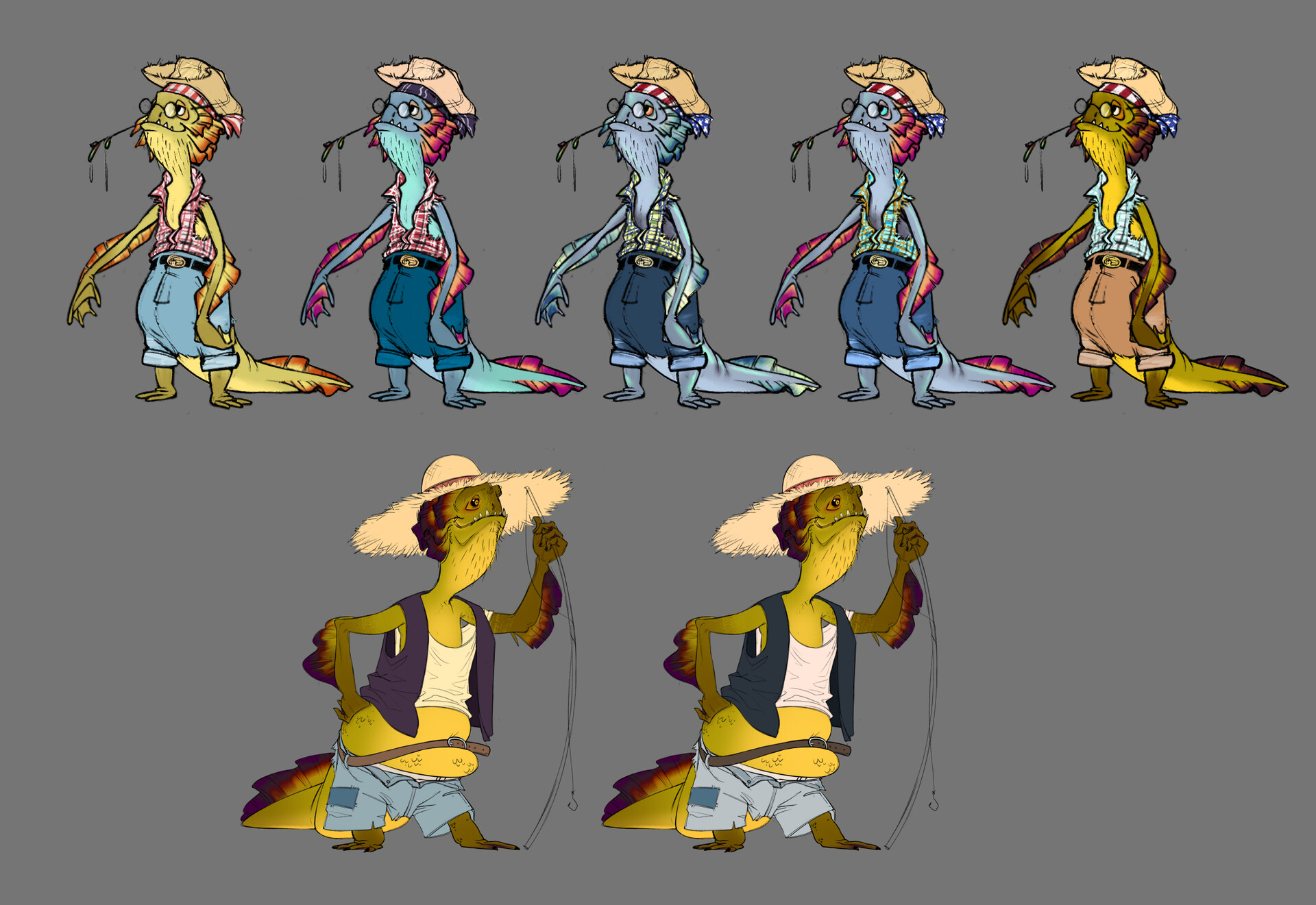 Jasper Klaus - Outcasts - Character Design