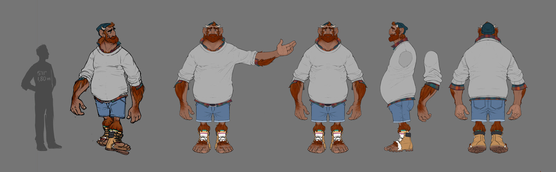 Jasper Klaus - Outcasts - Character Design