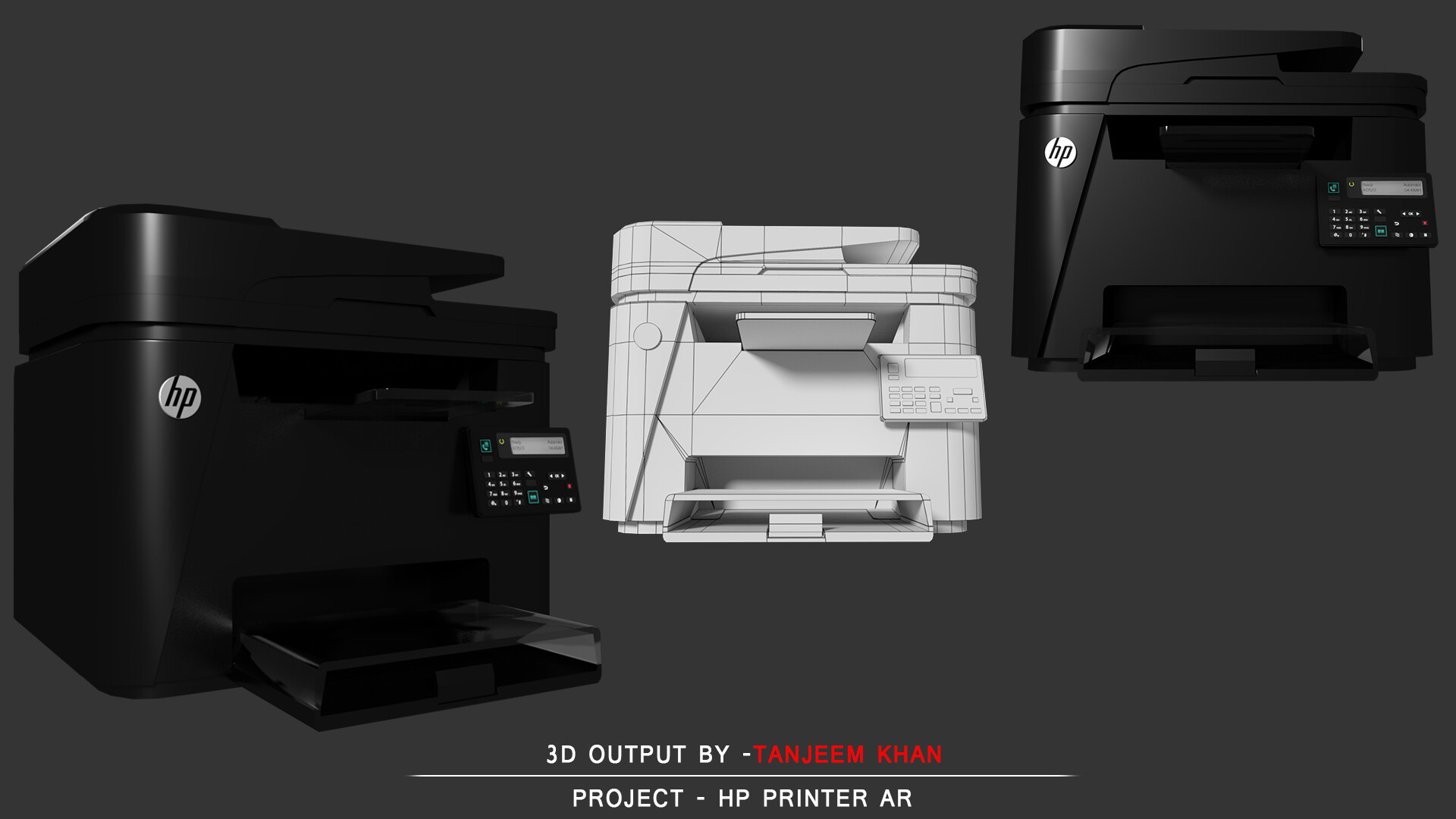 ArtStation - HP Printer Modeling and Rendering