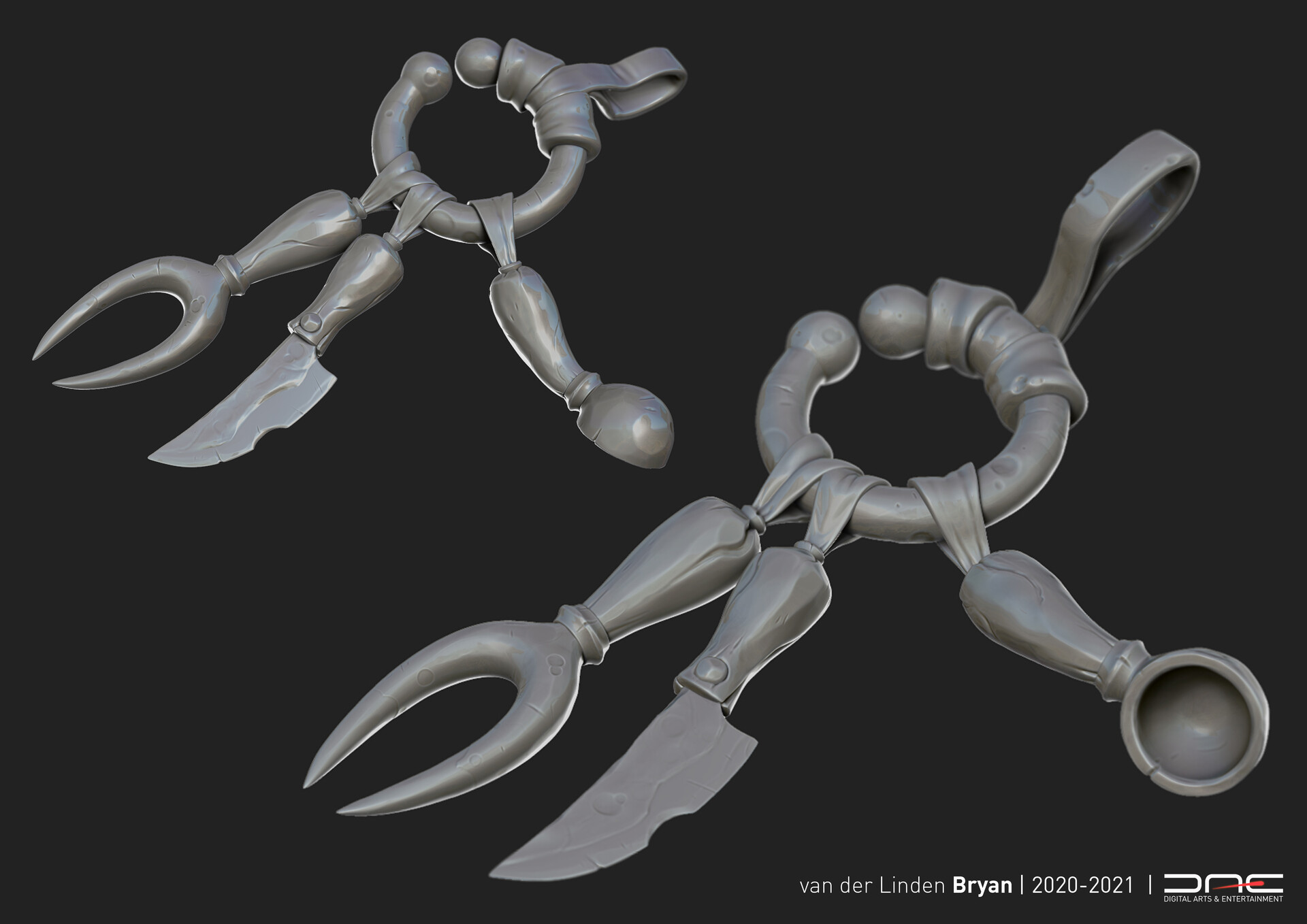 Bryan van der Linden - Dwarven Cook's essentials - Sculpted scene