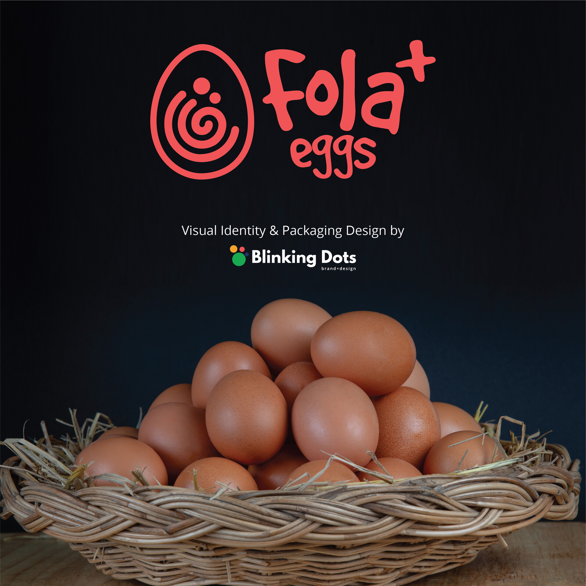 ArtStation - Fola+ Eggs - Visual Identity Design by Blinking Dots