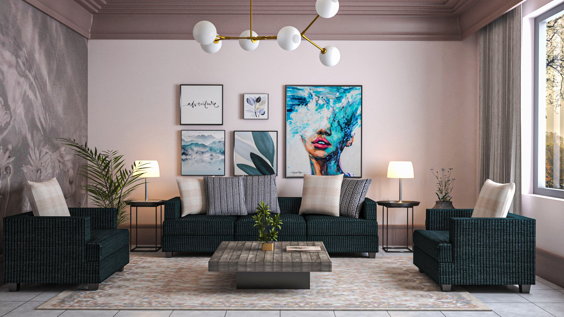 ArtStation - 3d living Room