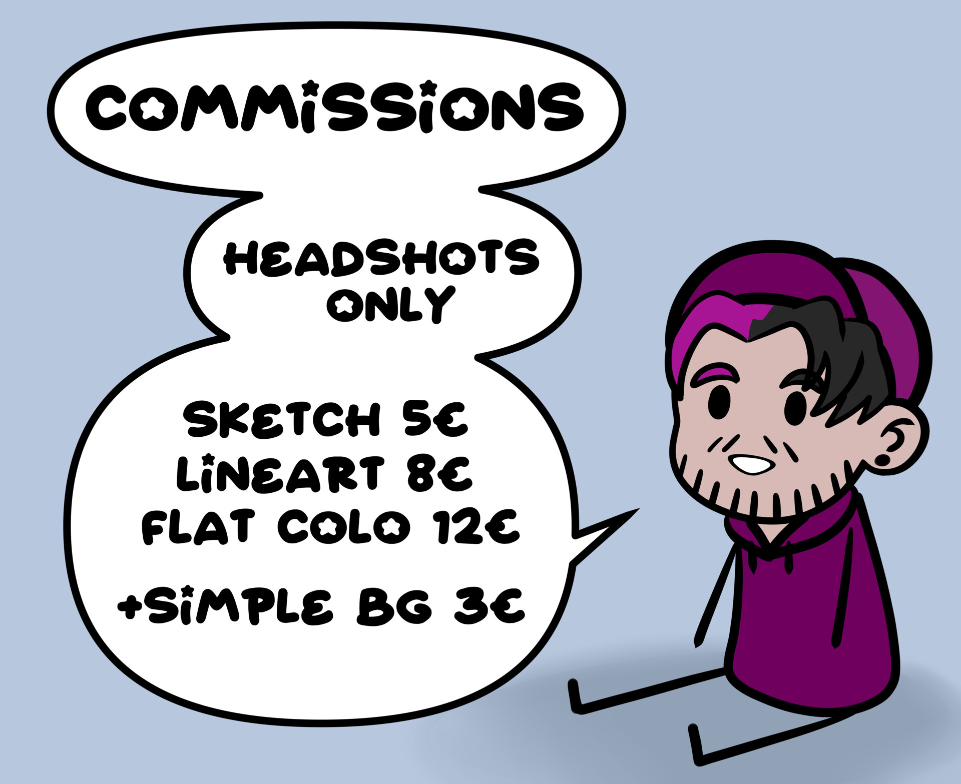 ArtStation - Headshot Comission Sheet