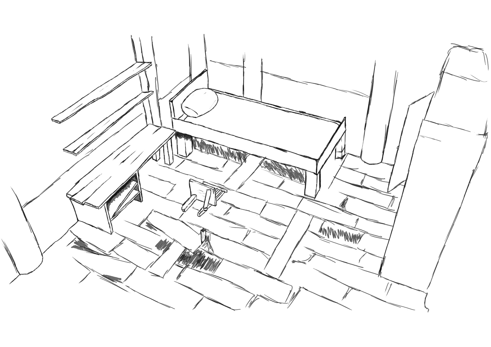 ArtStation - 3D Modelling a Room