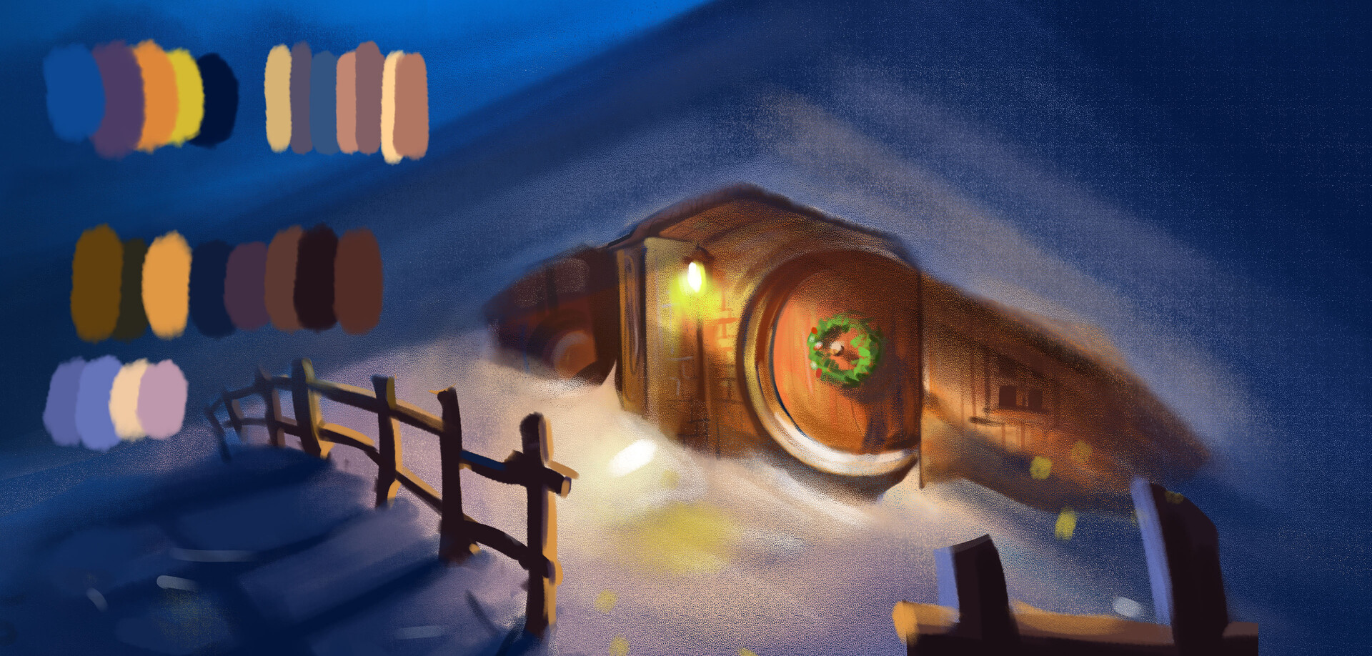 ArtStation - Winter in the Shire