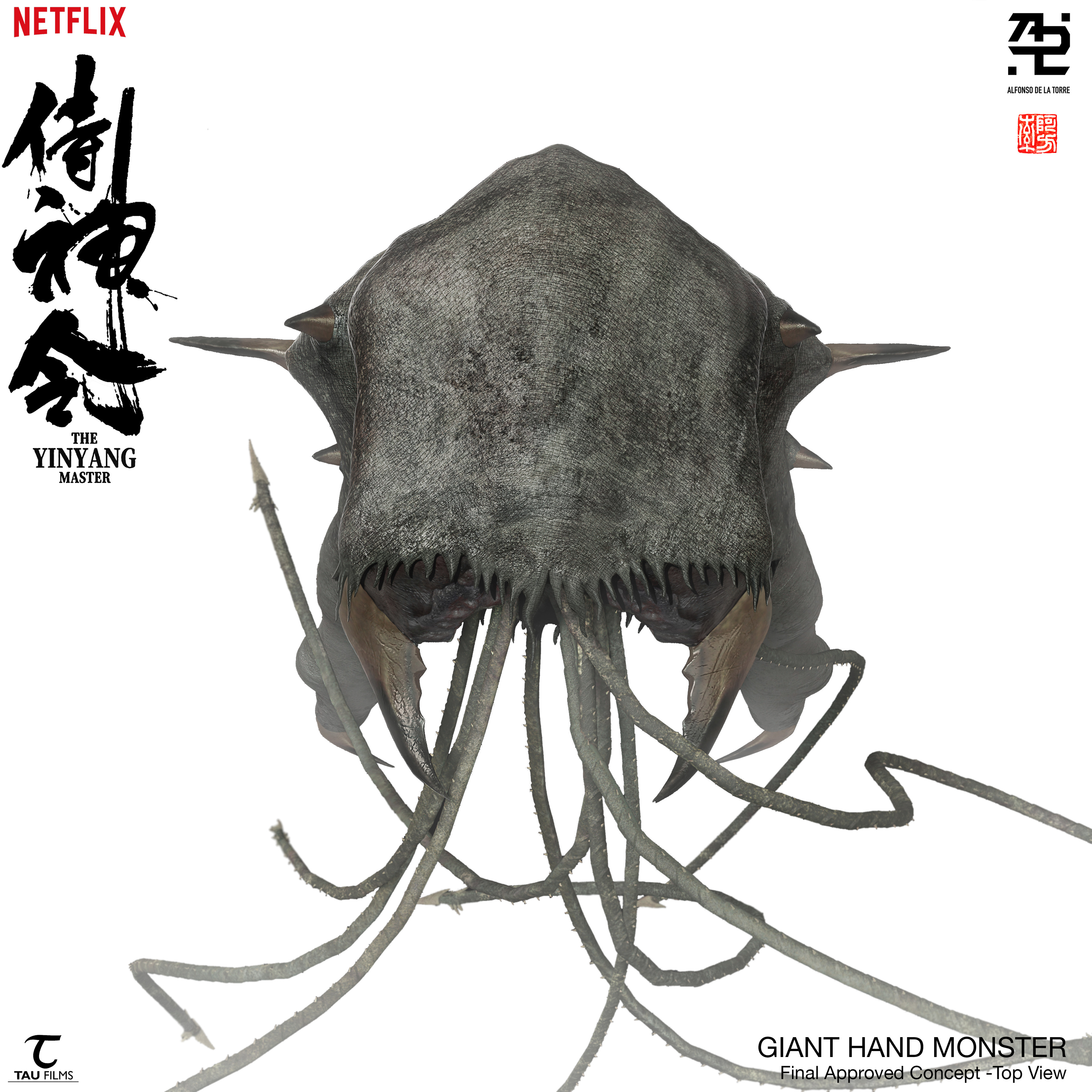 Alfonso de la Torre - "Giant Monster Hand" for "The Yin Yang Master ...
