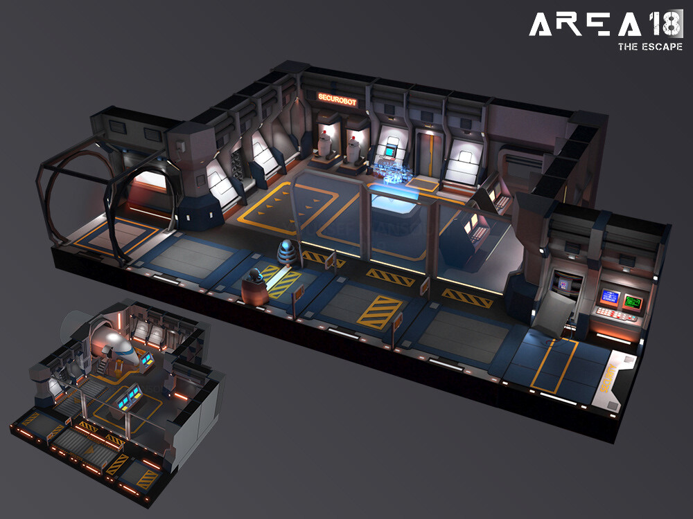 ArtStation - Area 18 the escape Mobile