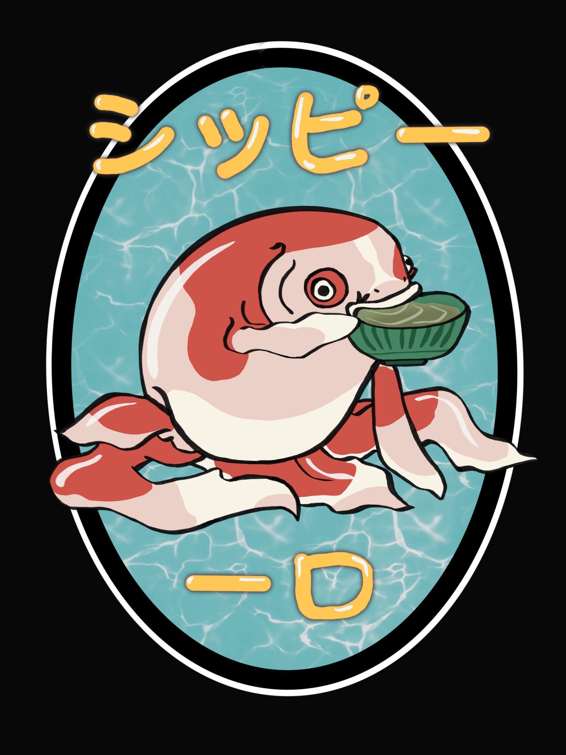 ArtStation - Sippy Sip - Goldfish and Tea