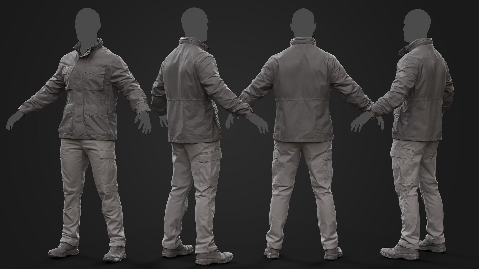 3D Scan Store - Modular Clothing Scans