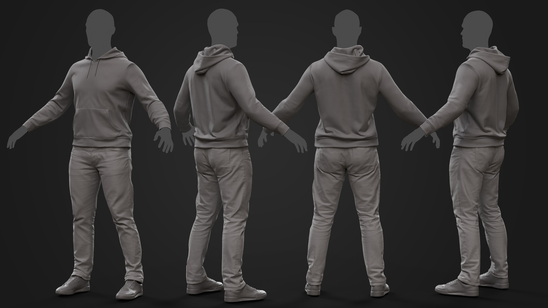 3D Scan Store - Modular Clothing Scans