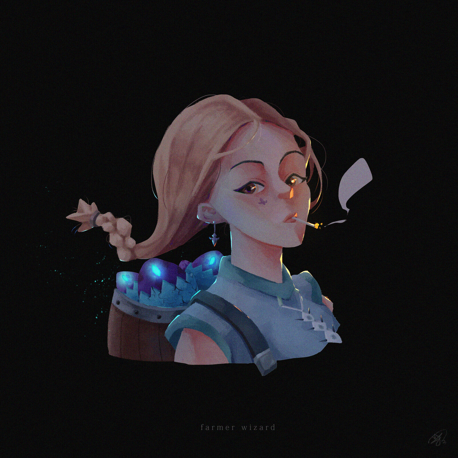 DexMax - farmer wizard concept portrait