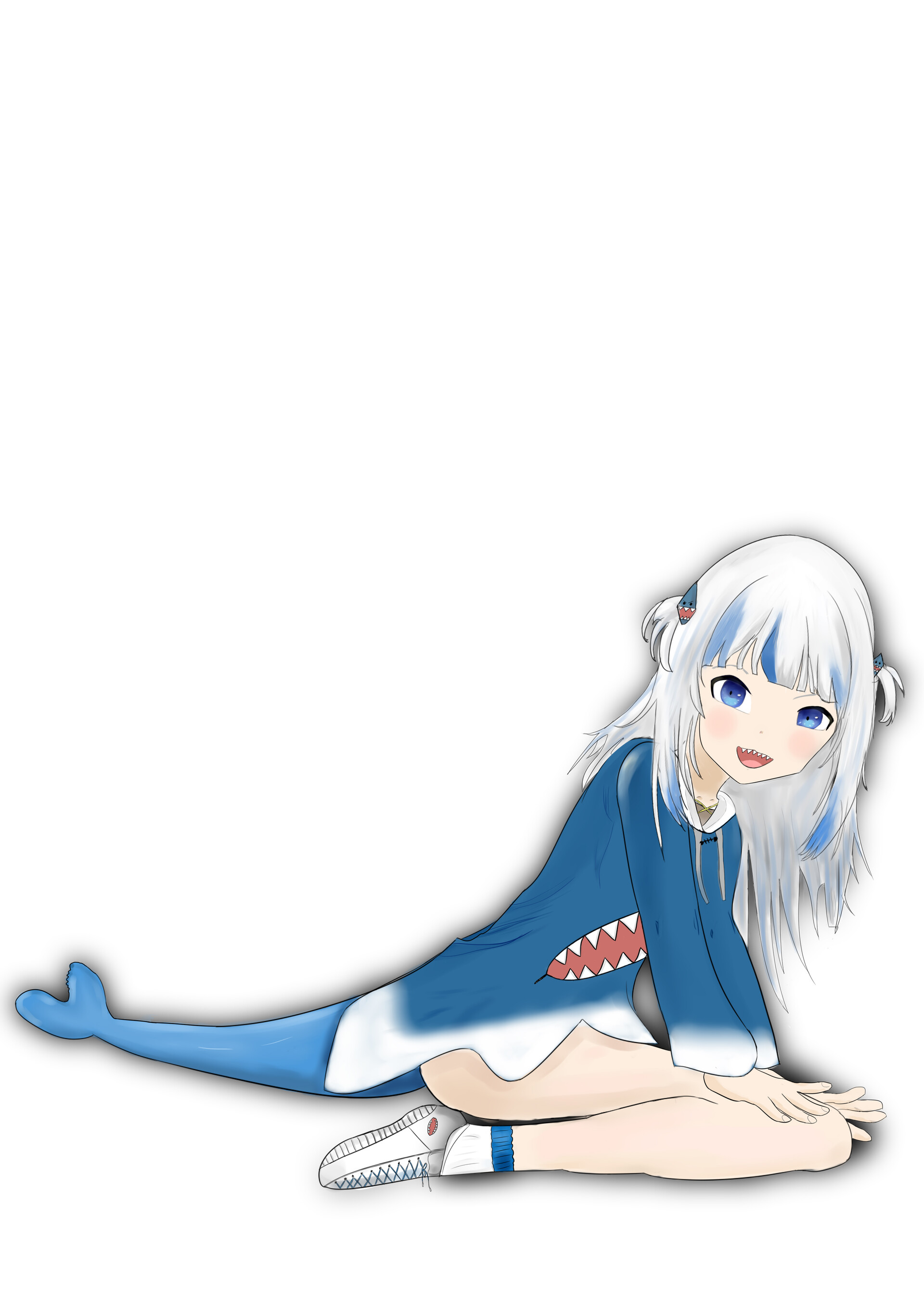 ArtStation - Fan art Gawr Gura