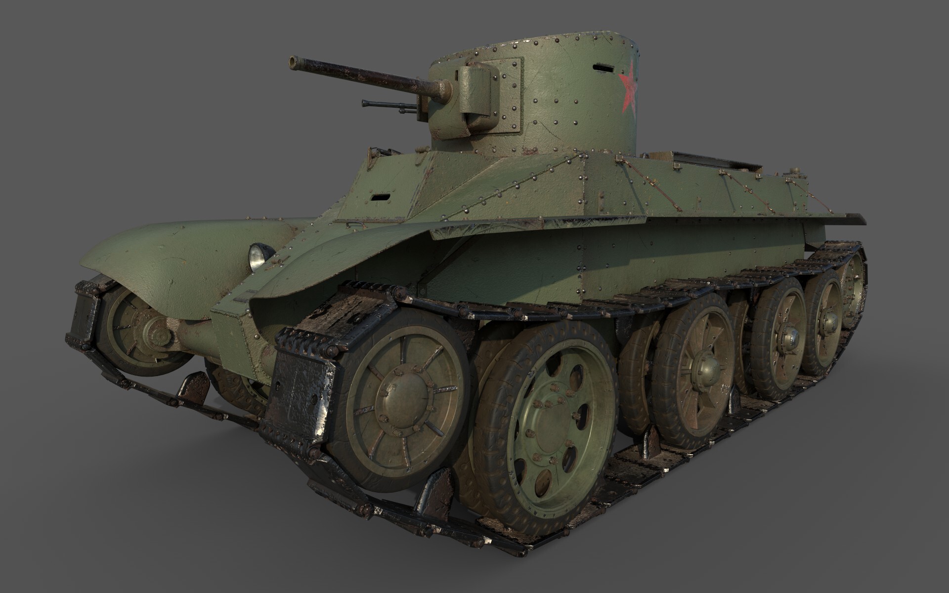 ArtStation - Soviet Tank BT-2