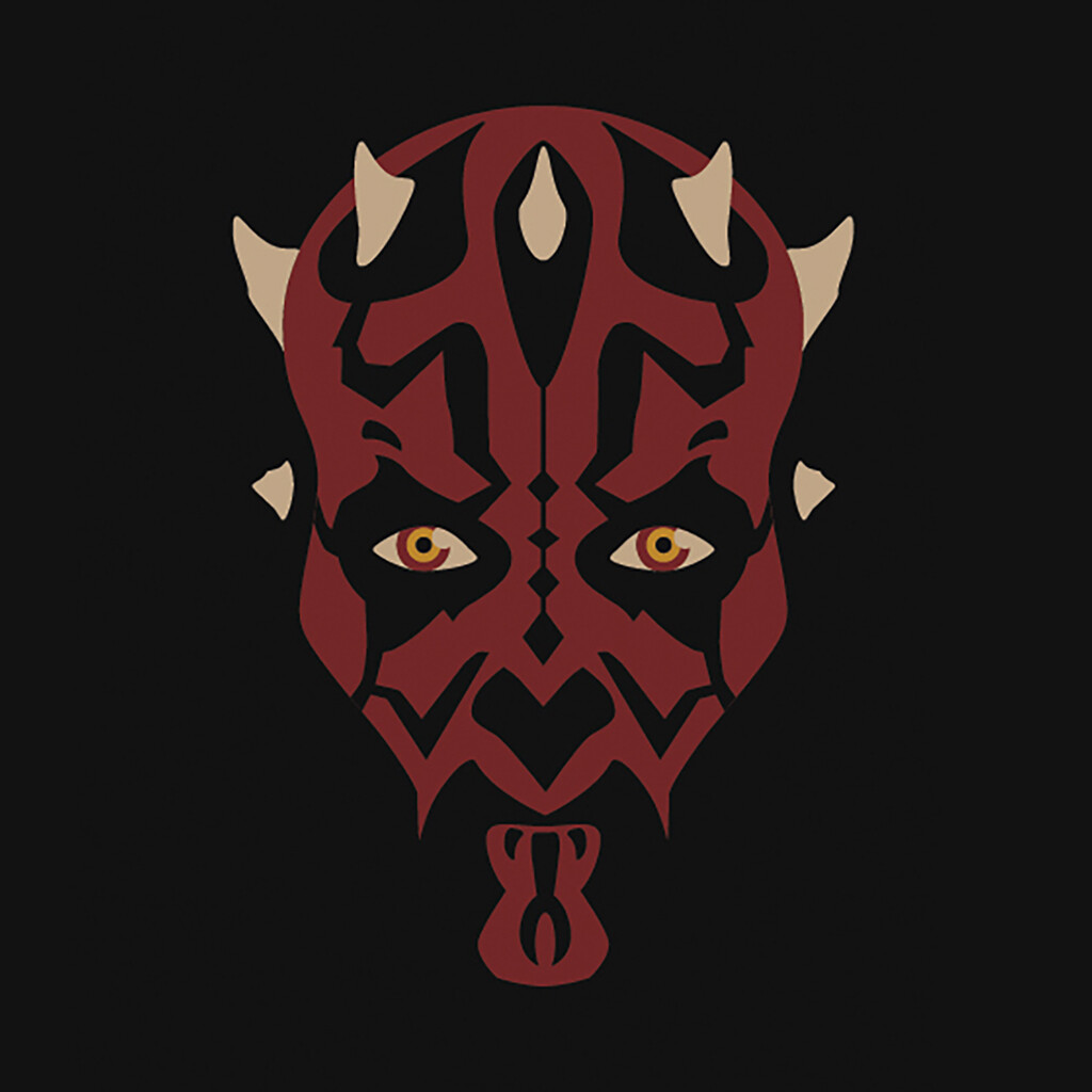 Darth Maul Face Vector