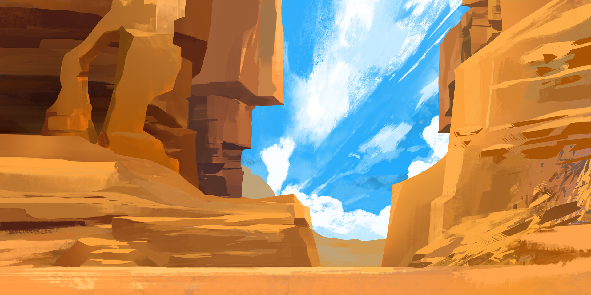 ArtStation - Desert Scene