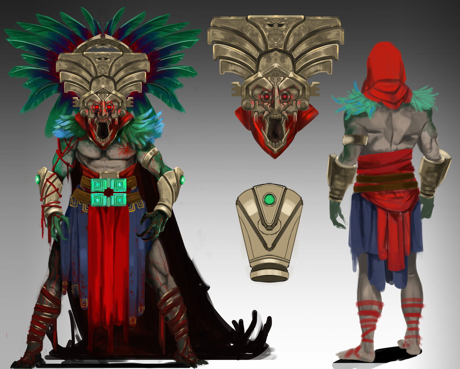 Felix "Moose" Gallo - Aztec Blood God