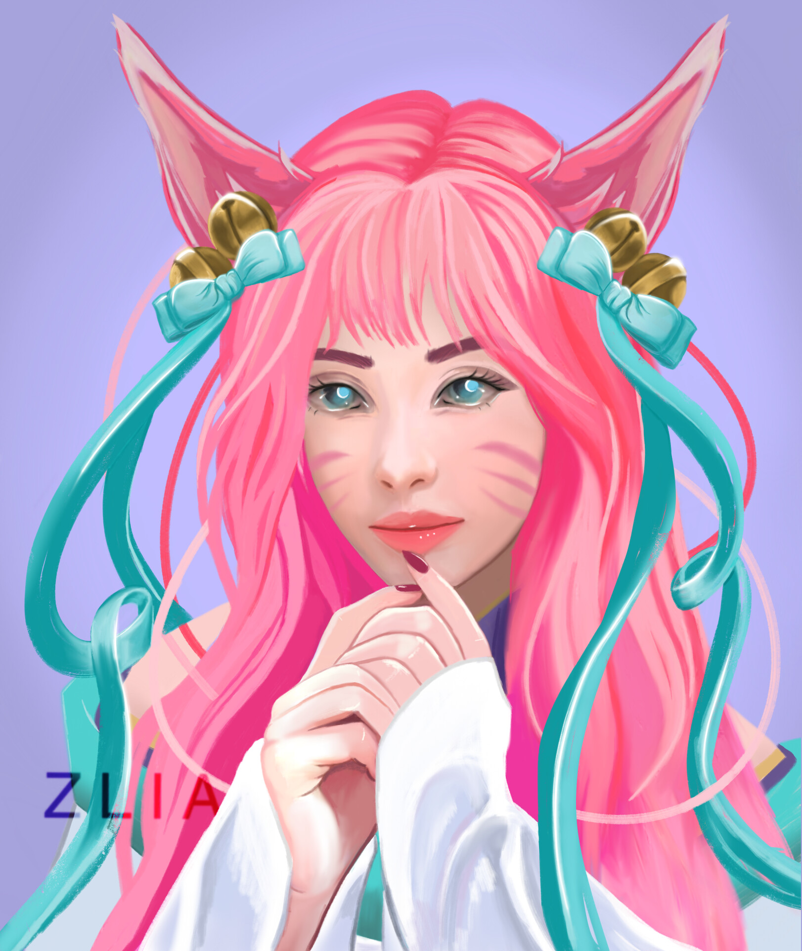 ArtStation - Ahri Spirit Blossom