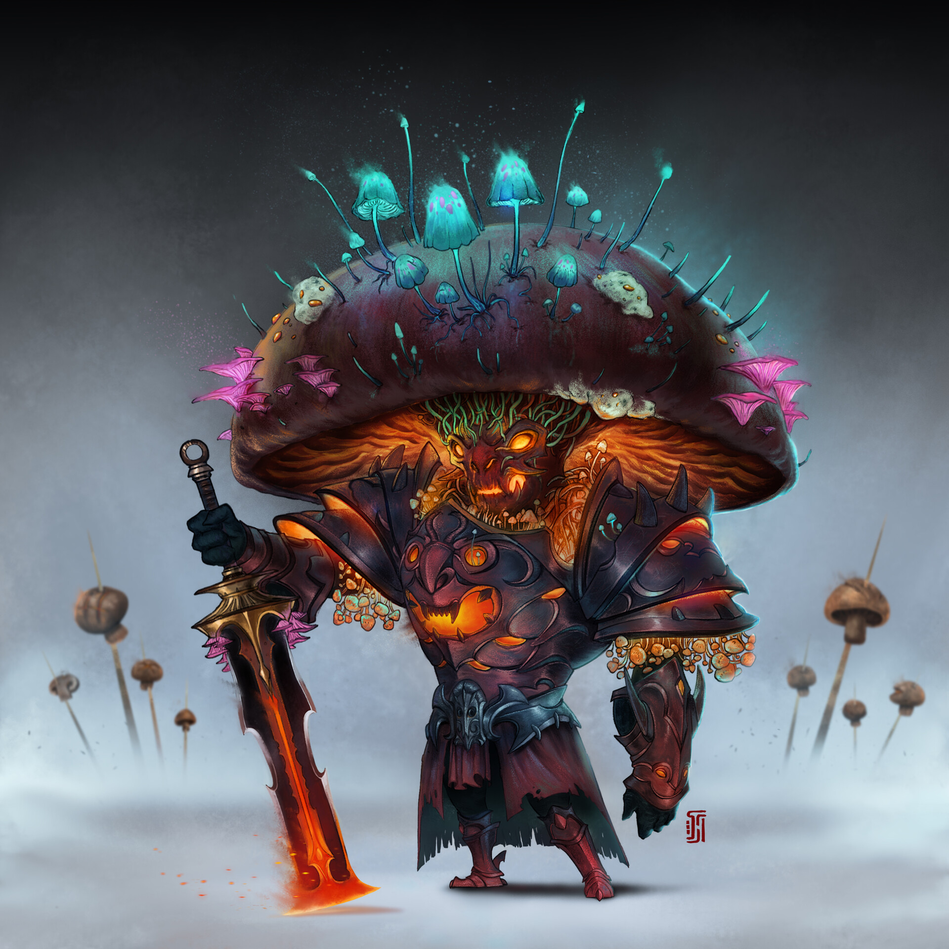ArtStation - Mushroom knight