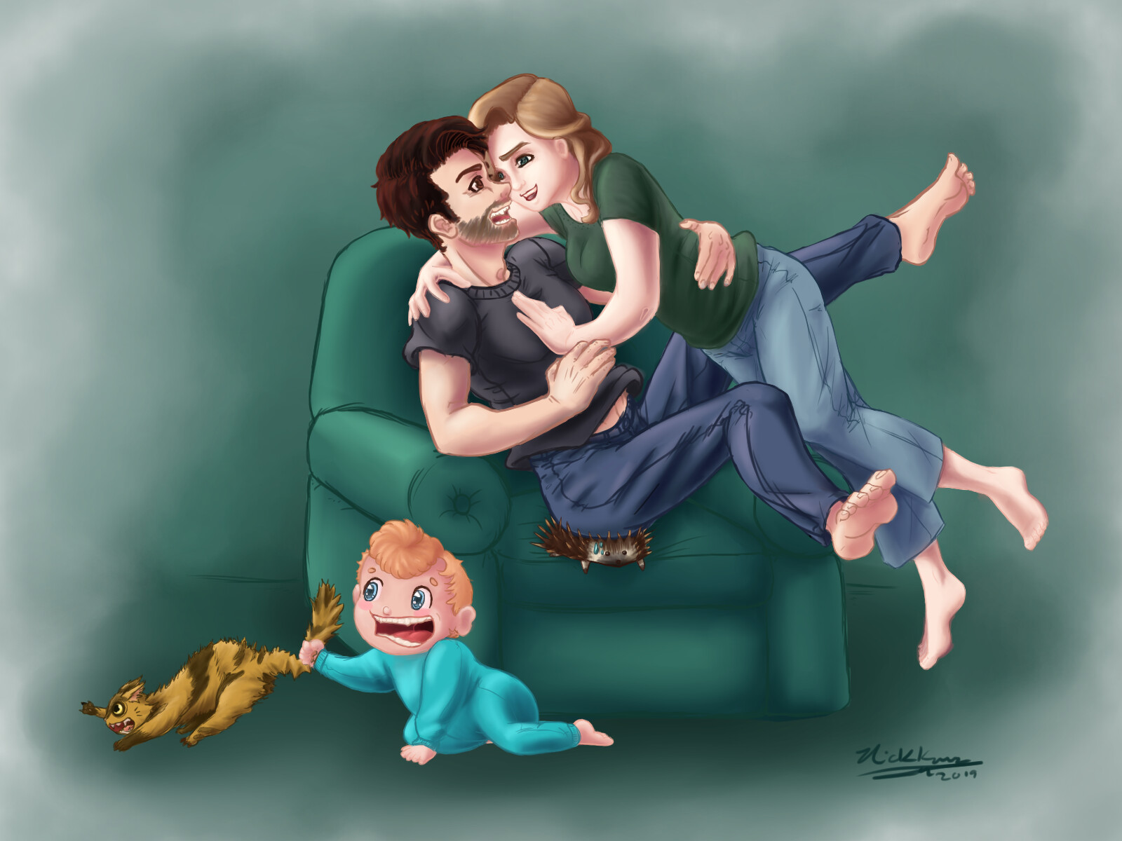 ArtStation - Hook Family Portrait