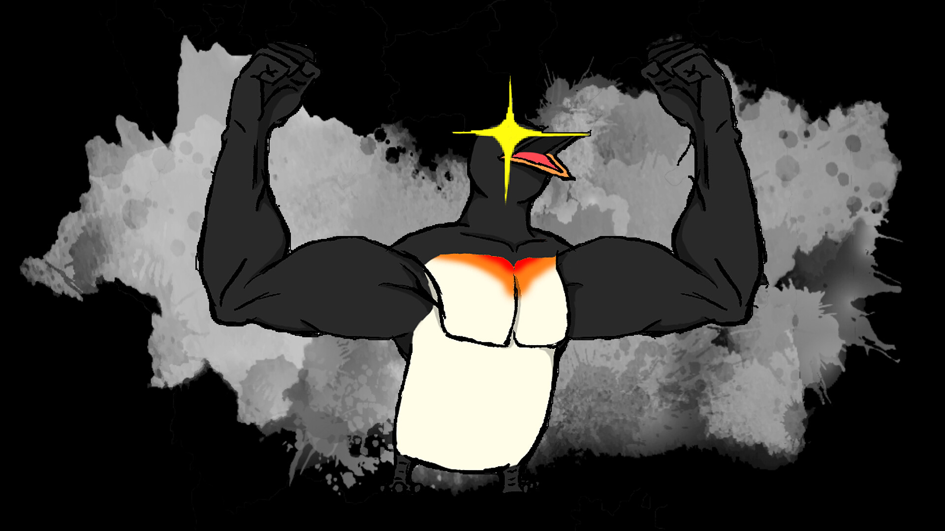 ArtStation - strong penguin