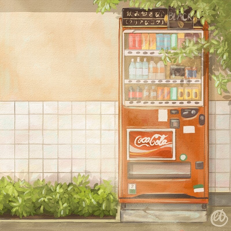 ArtStation - Japanese Vending Machine