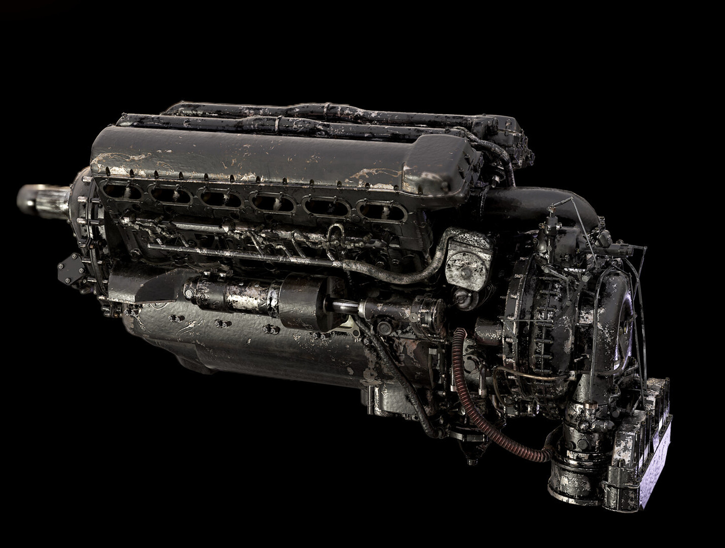 George Shevchenko - Rolls-Royce Merlin Engine for Supermarine Spitfire ...