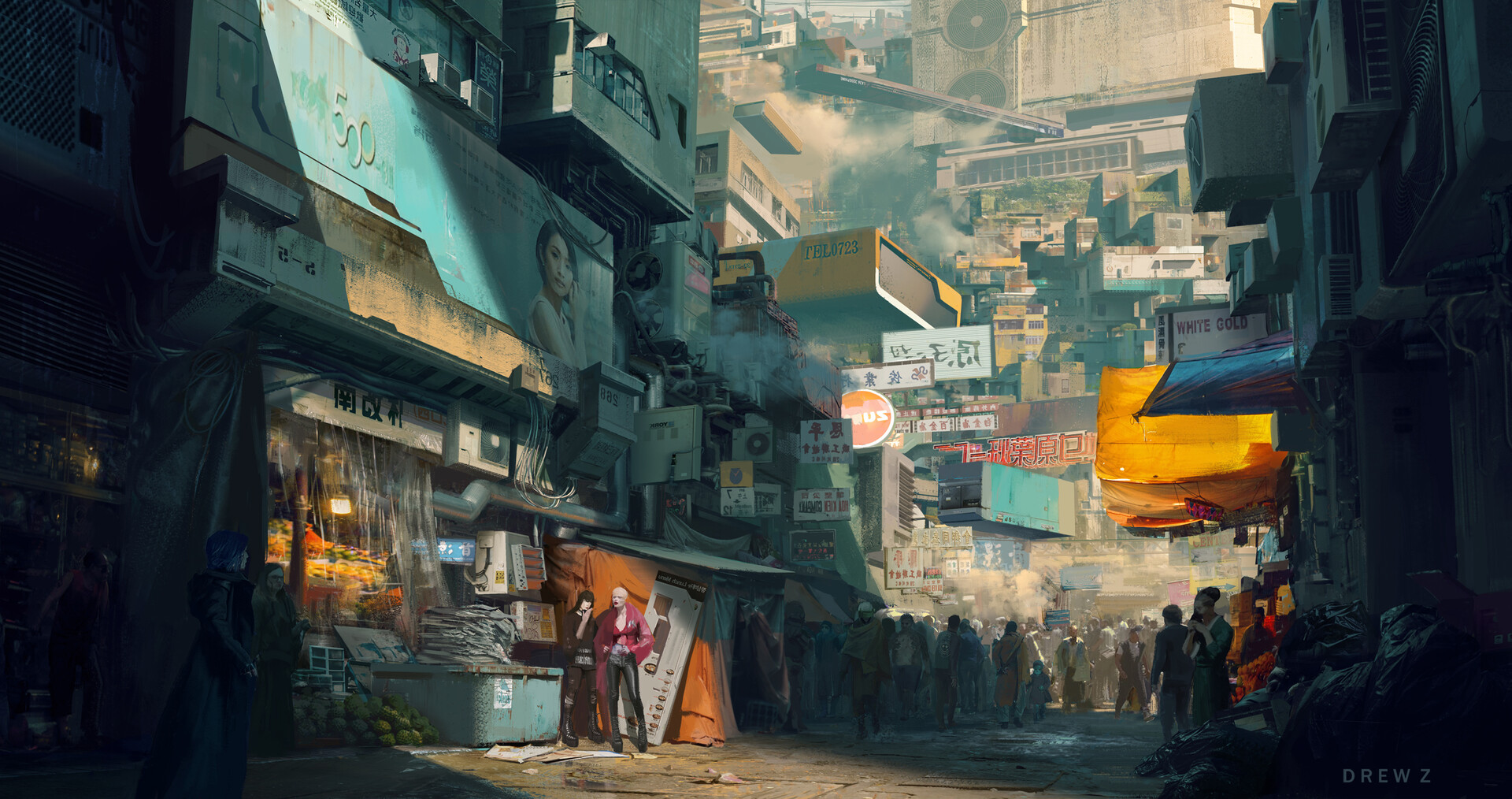ArtStation - Cyberpunk Street