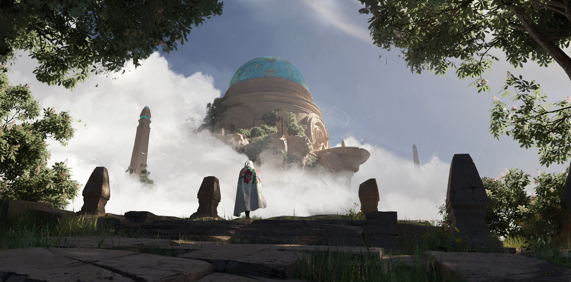 ArtStation - Temple in the Sky