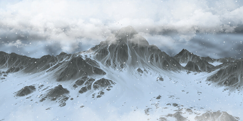 ArtStation - SNOW MOUNTAİN