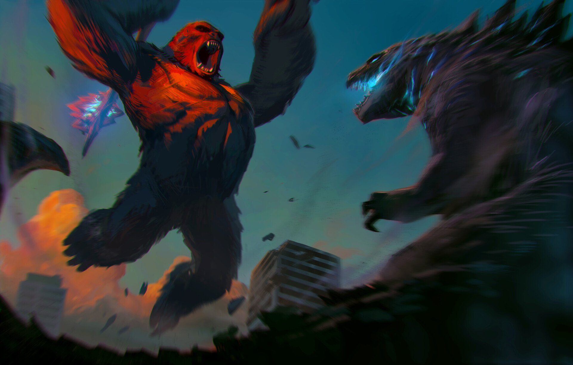 ArtStation - Godzilla vs Kong