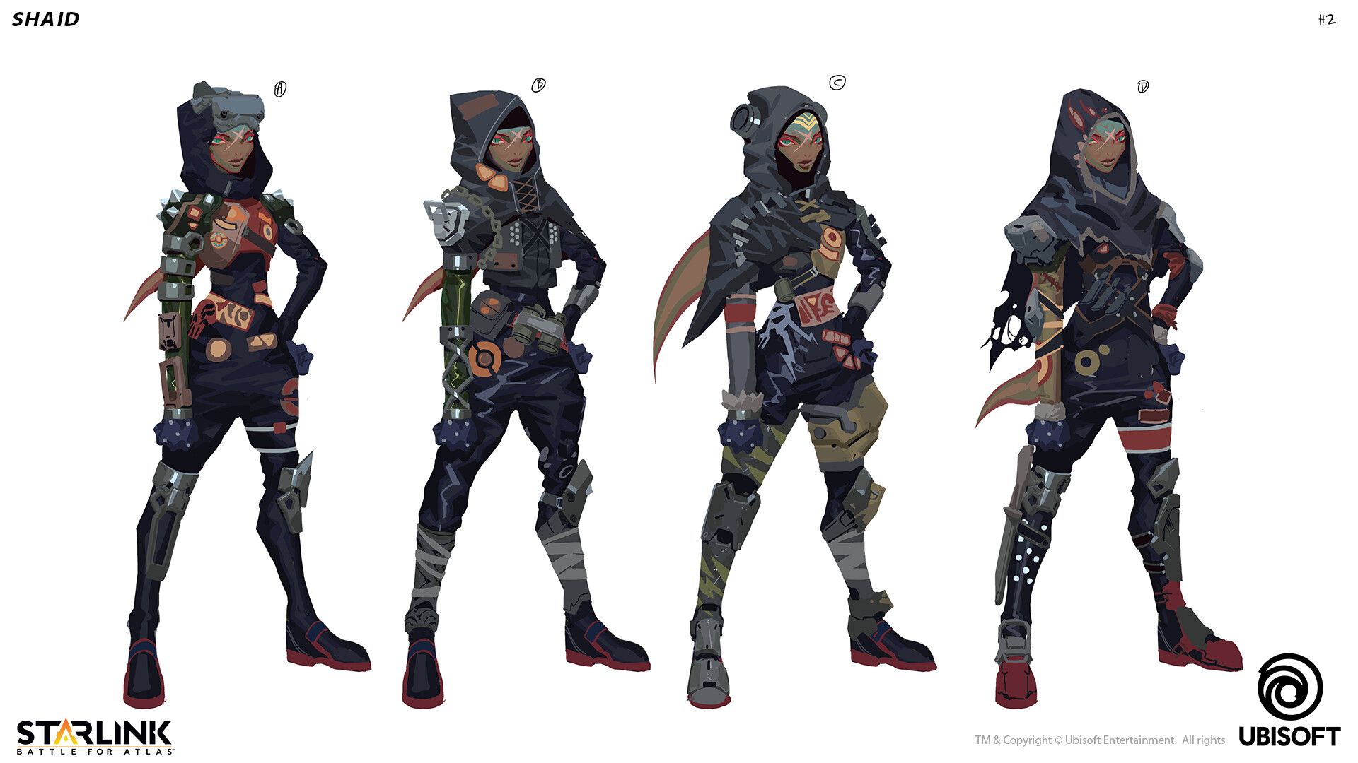 ArtStation - Starlink: Battle for Atlas "Character Designs"