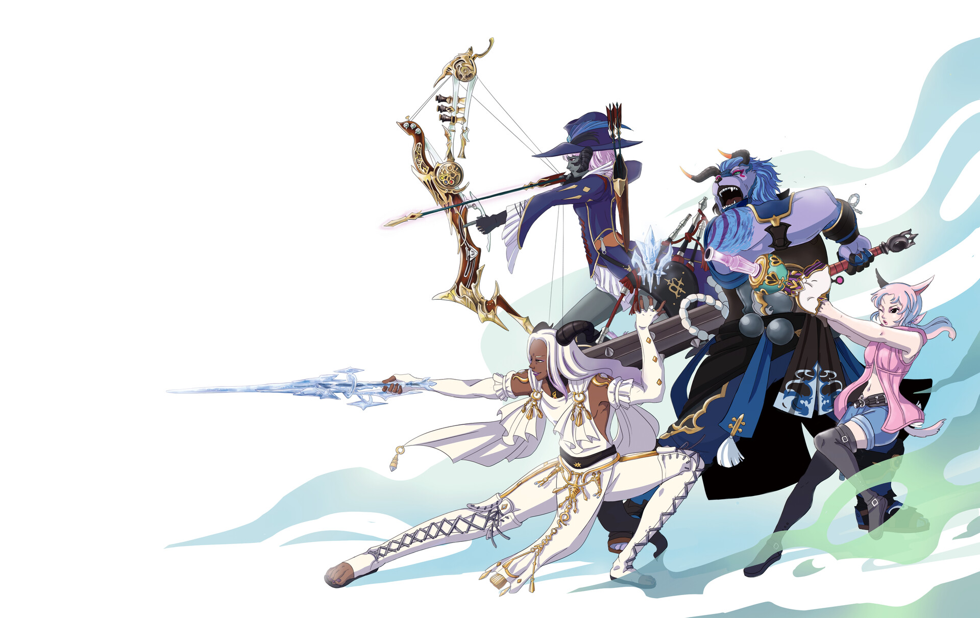 ArtStation - FFXIV - My team