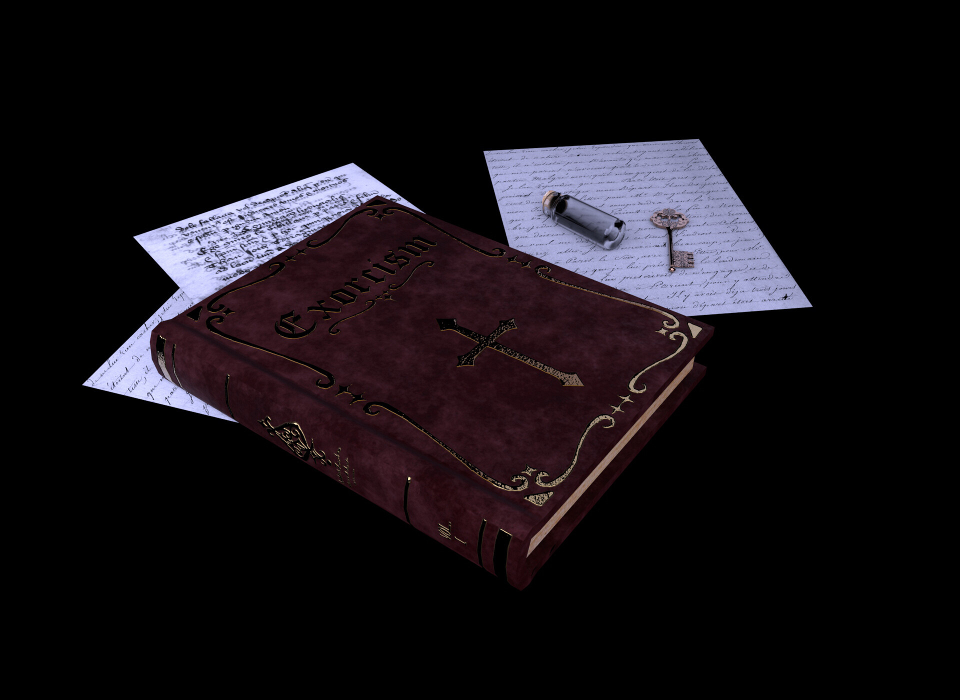 ArtStation - Ritual Room Props