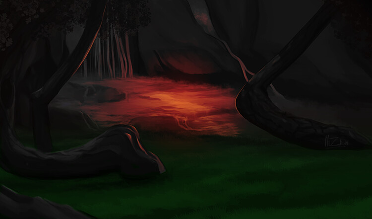 ArtStation - Environment speedpainting