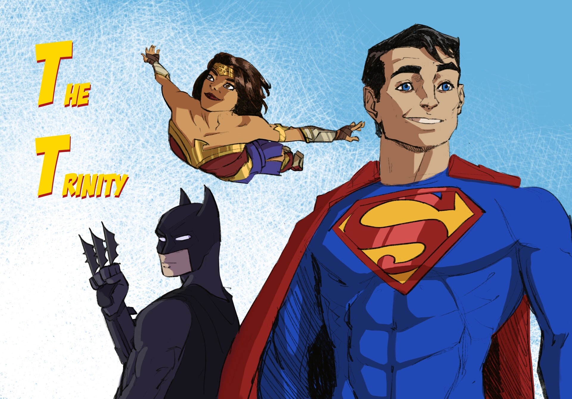 ArtStation - The trinity Fanart