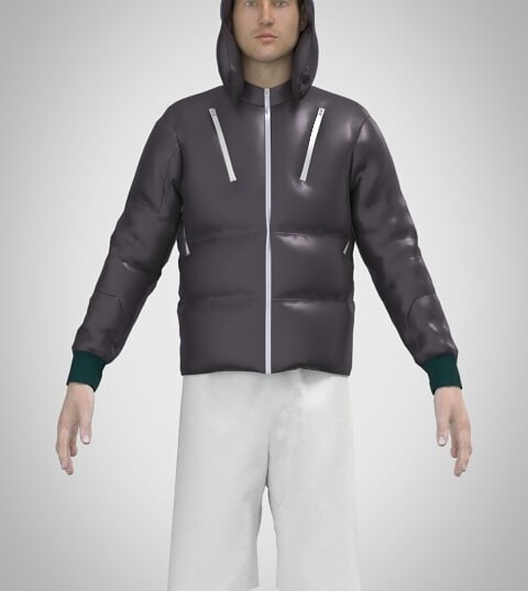 ArtStation - Padded jacket