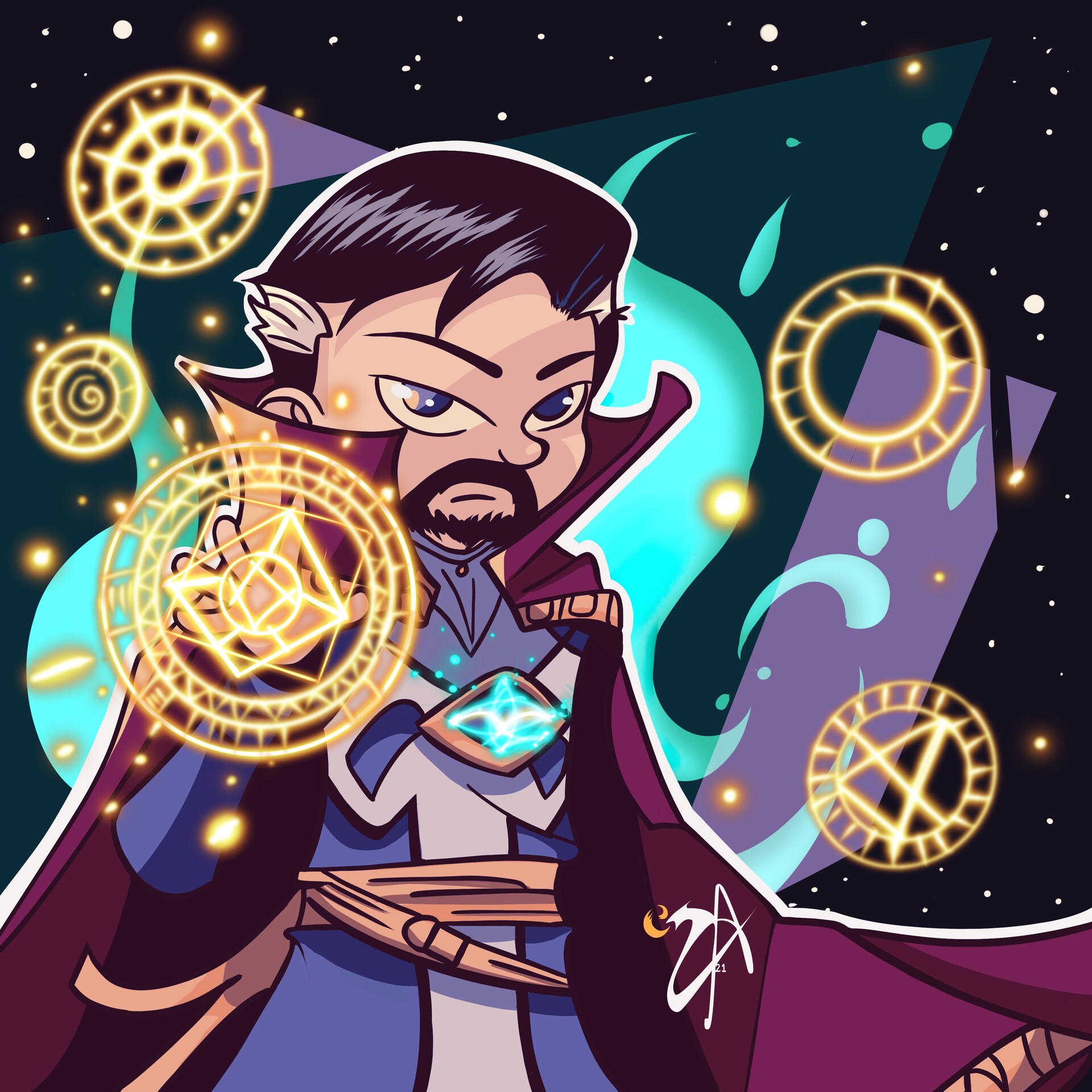 ArtStation - Dr Strange Fan art