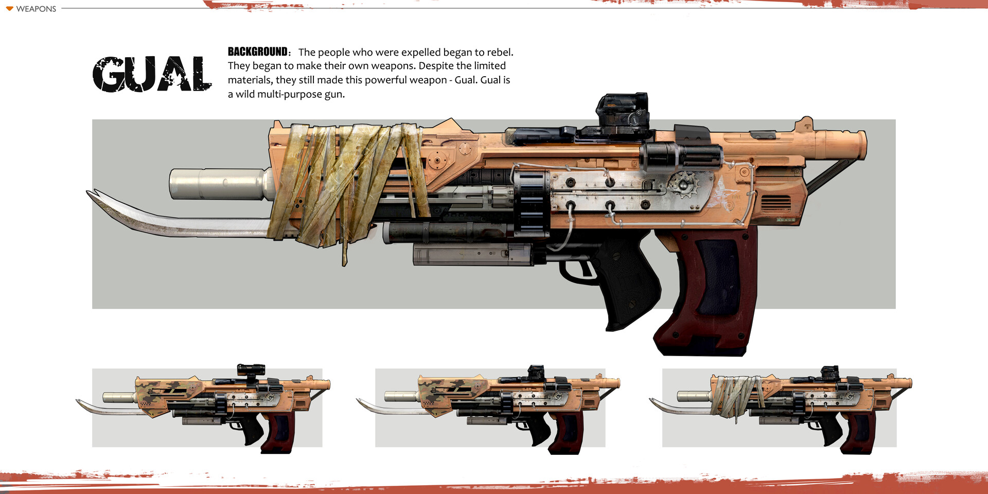 ArtStation - Weapon Design for ACCD 2021fall (Accepted)