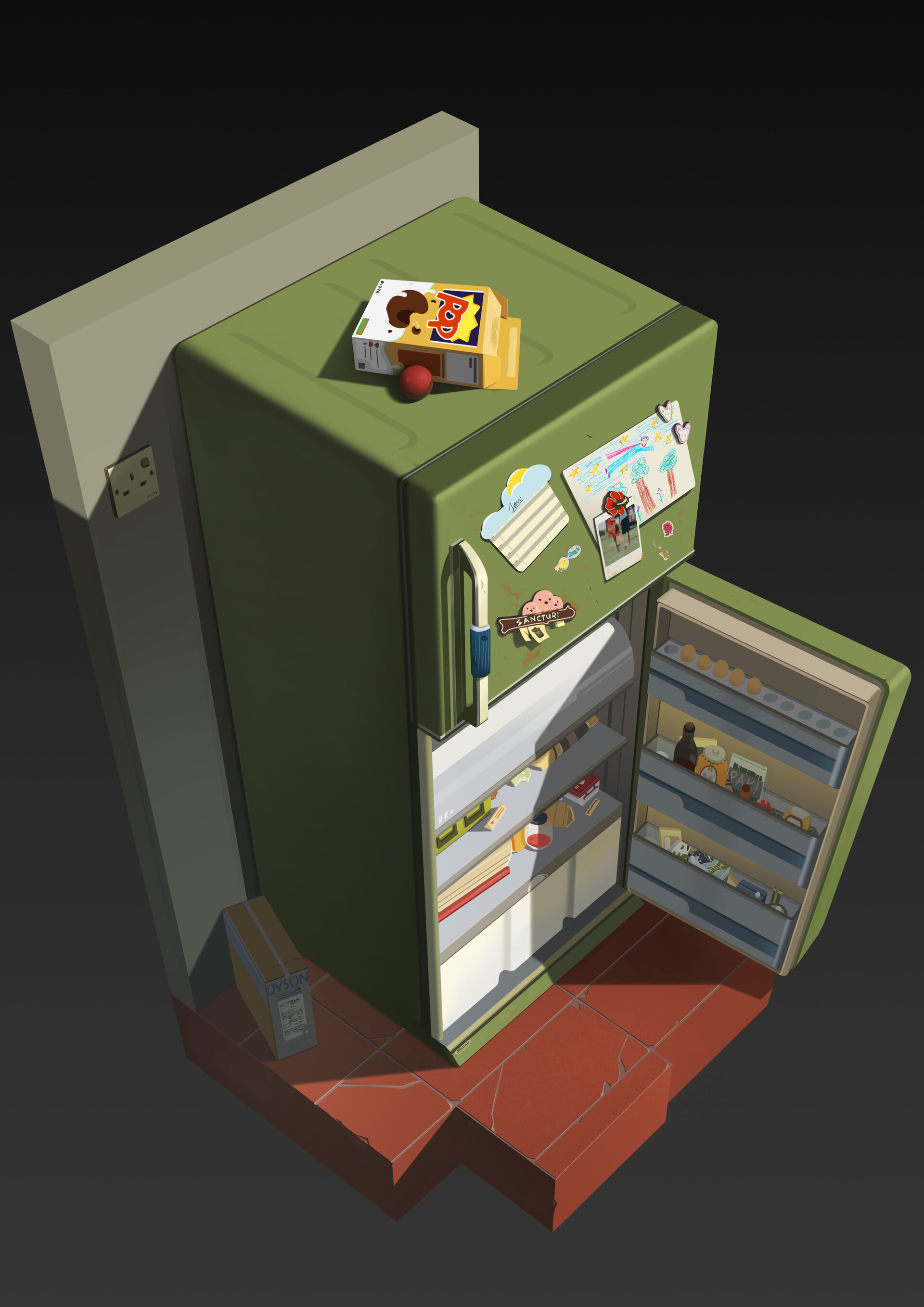 Felix Chan - Dongzhi - Fridge Prop Design