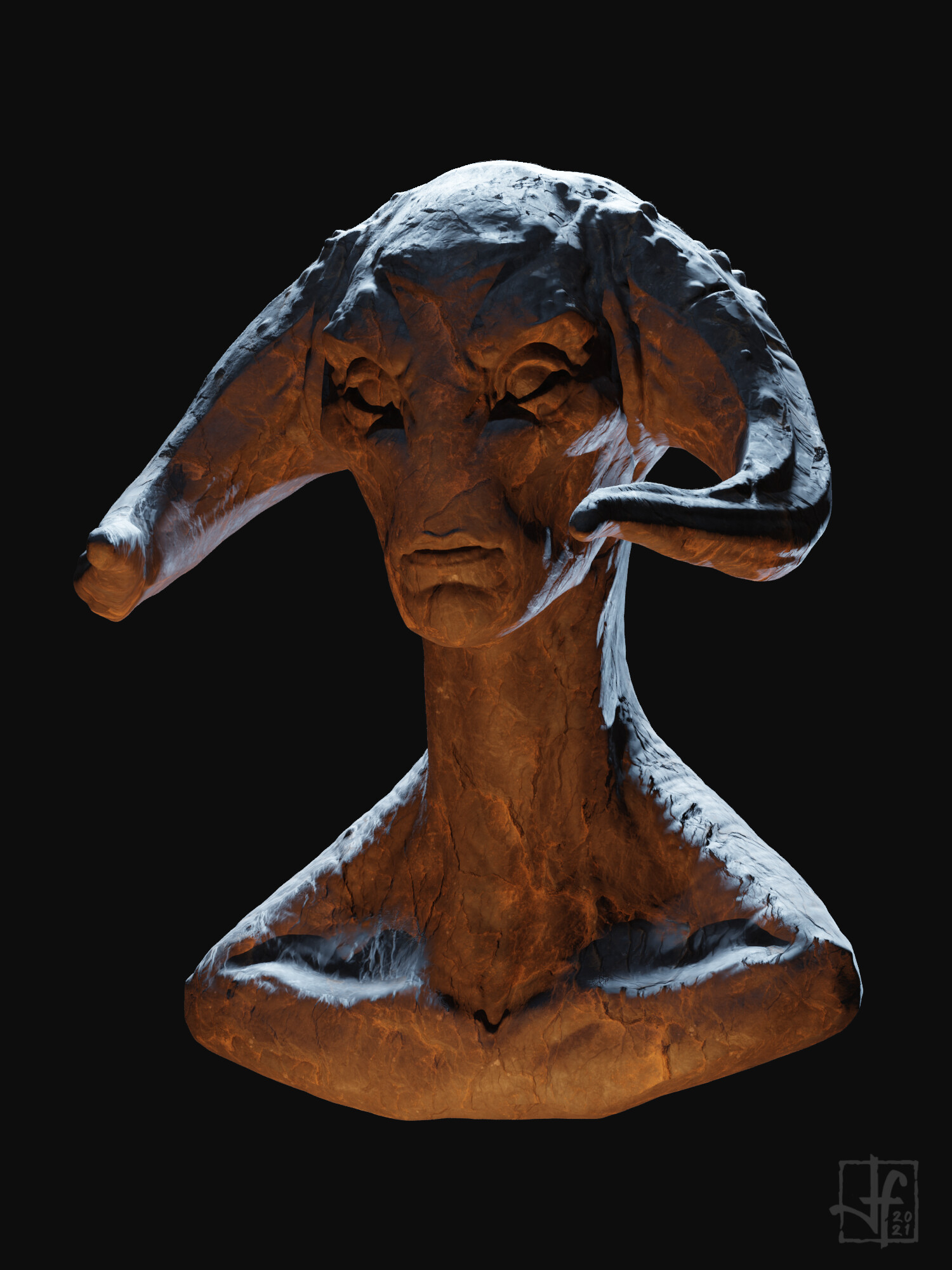 ArtStation - Alien Head