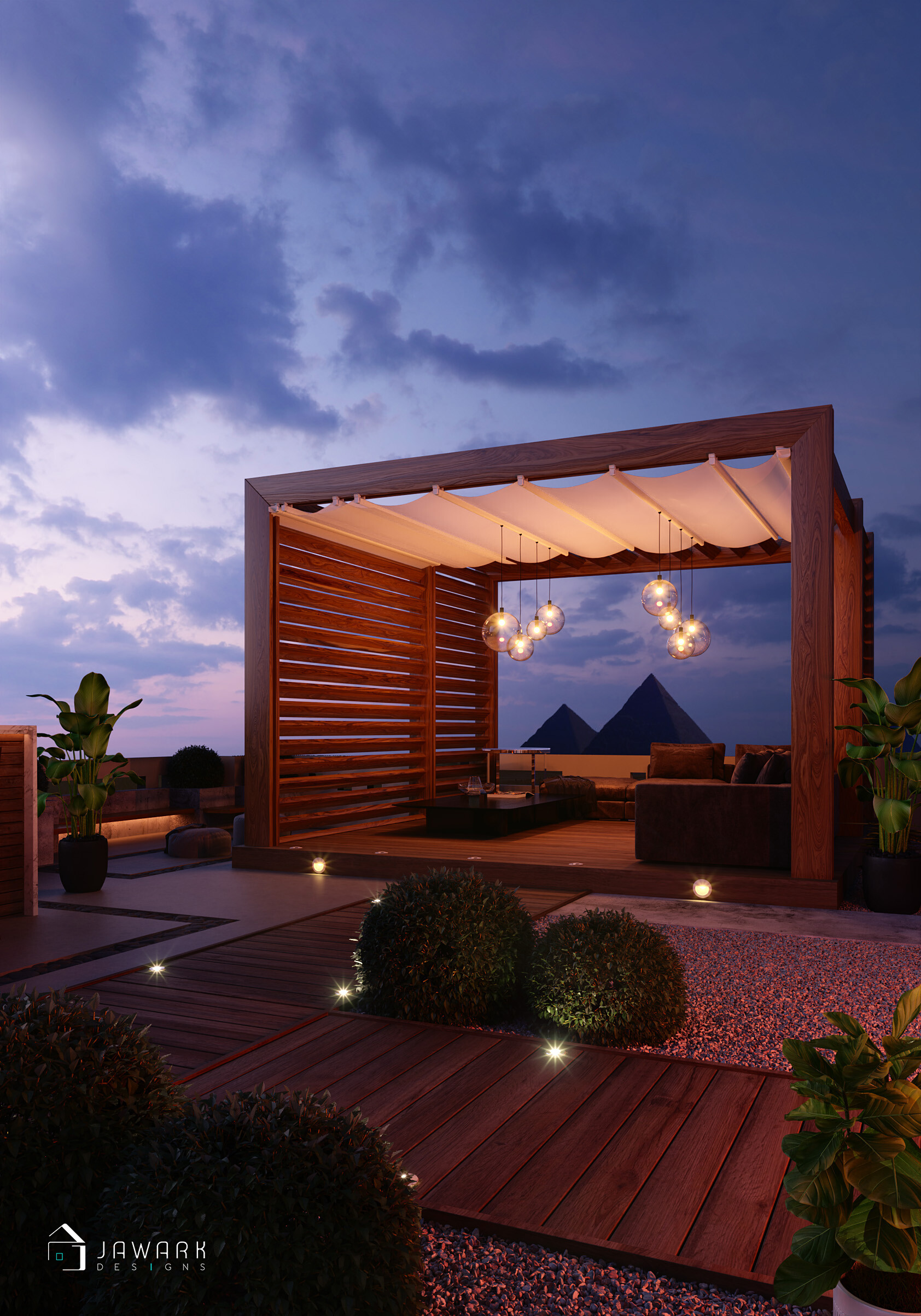 Jawark - La Joie Pyramids Roof Top