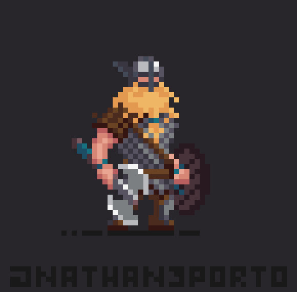 ArtStation - Pixel: Viking