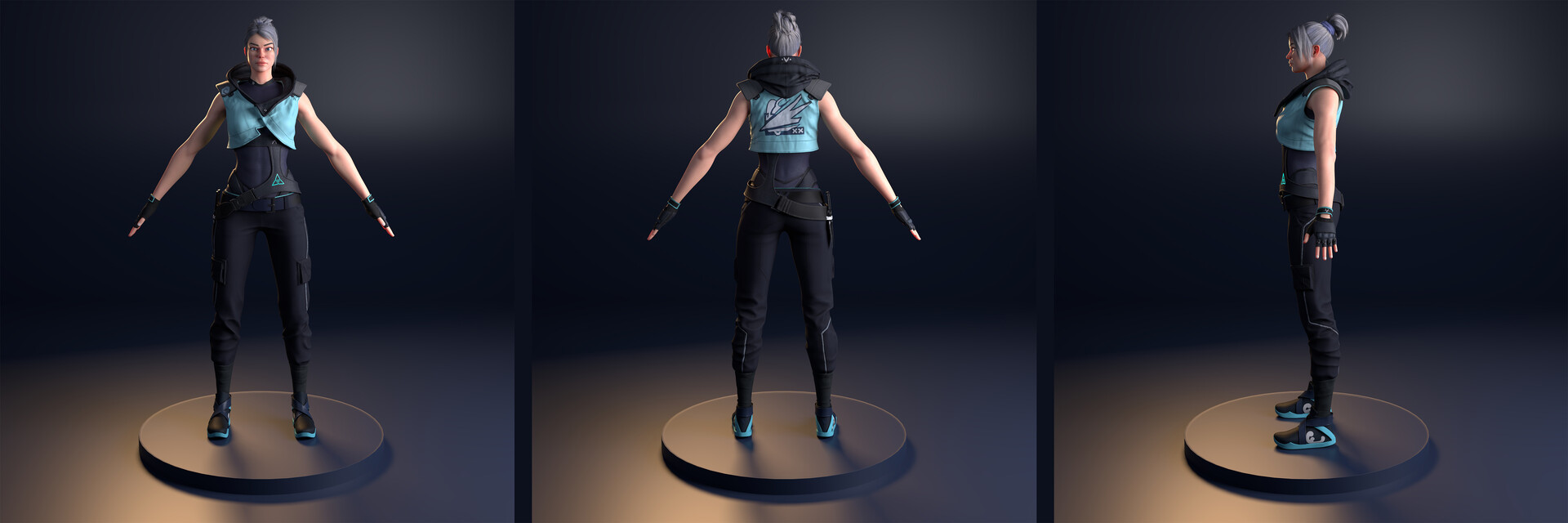 Nina Majkić - Jett Valorant - fanart