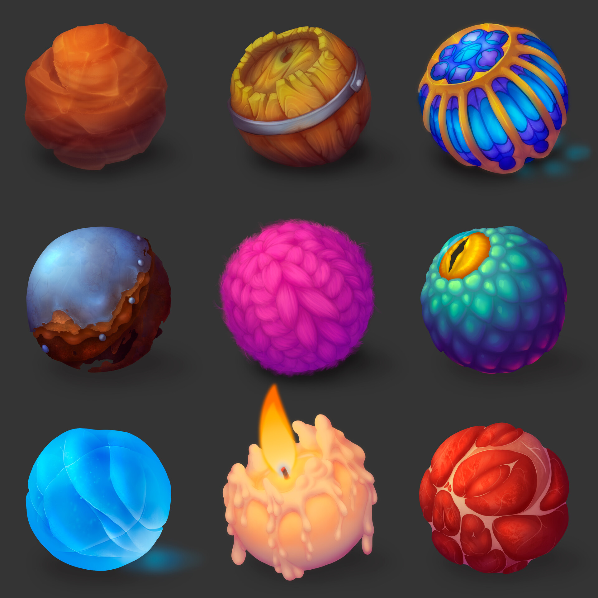 ArtStation - Material drawing training