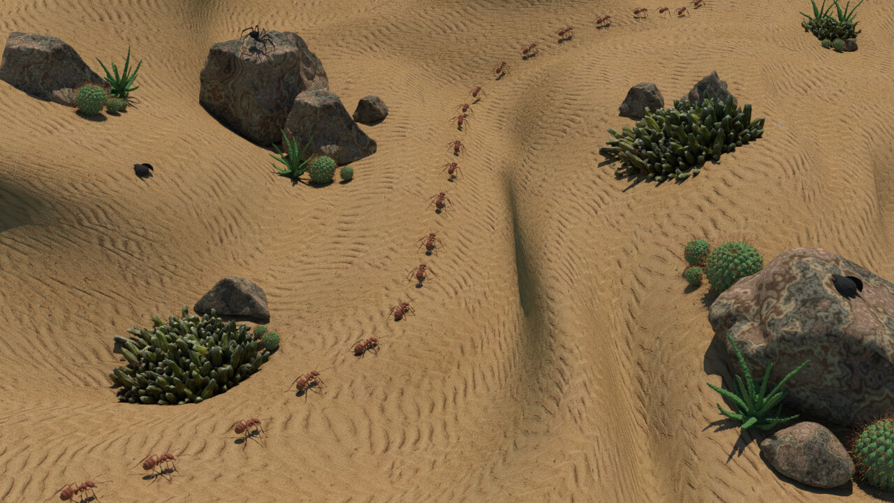 ArtStation - DESERT ECOSYSTEM