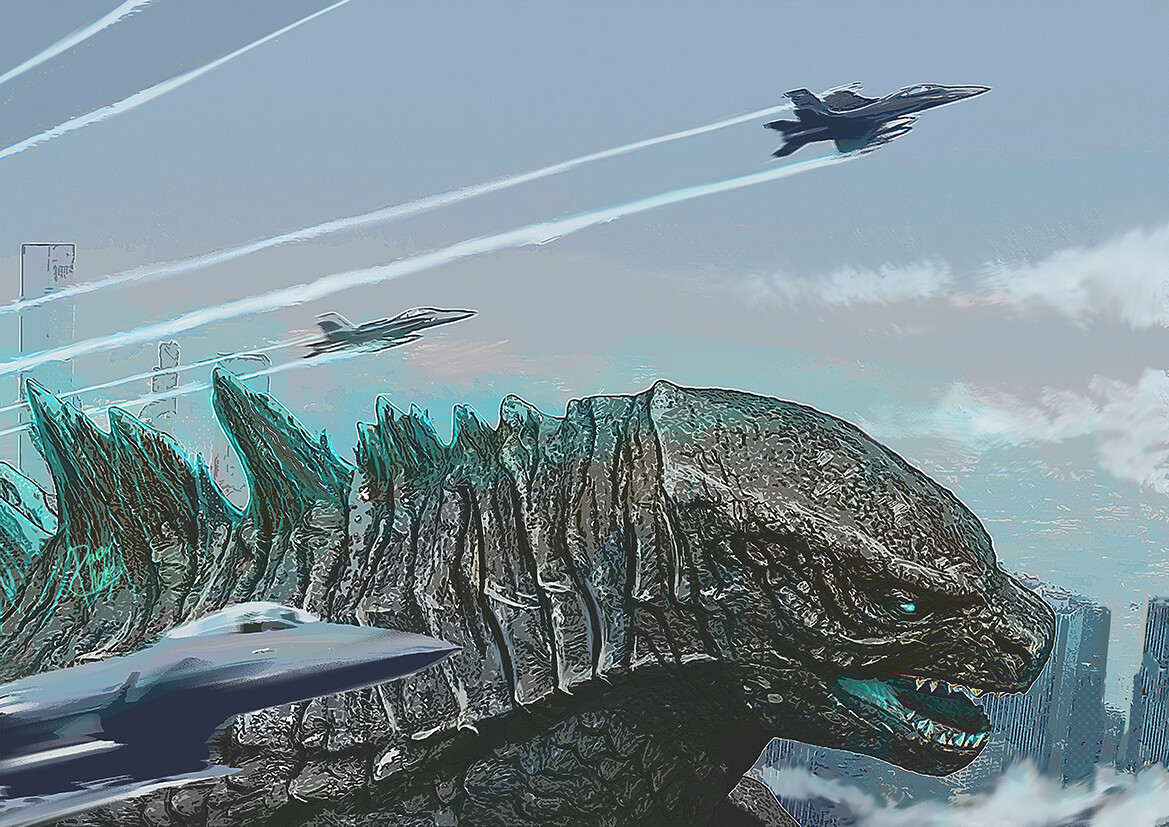 ArtStation - Godzilla vs ...