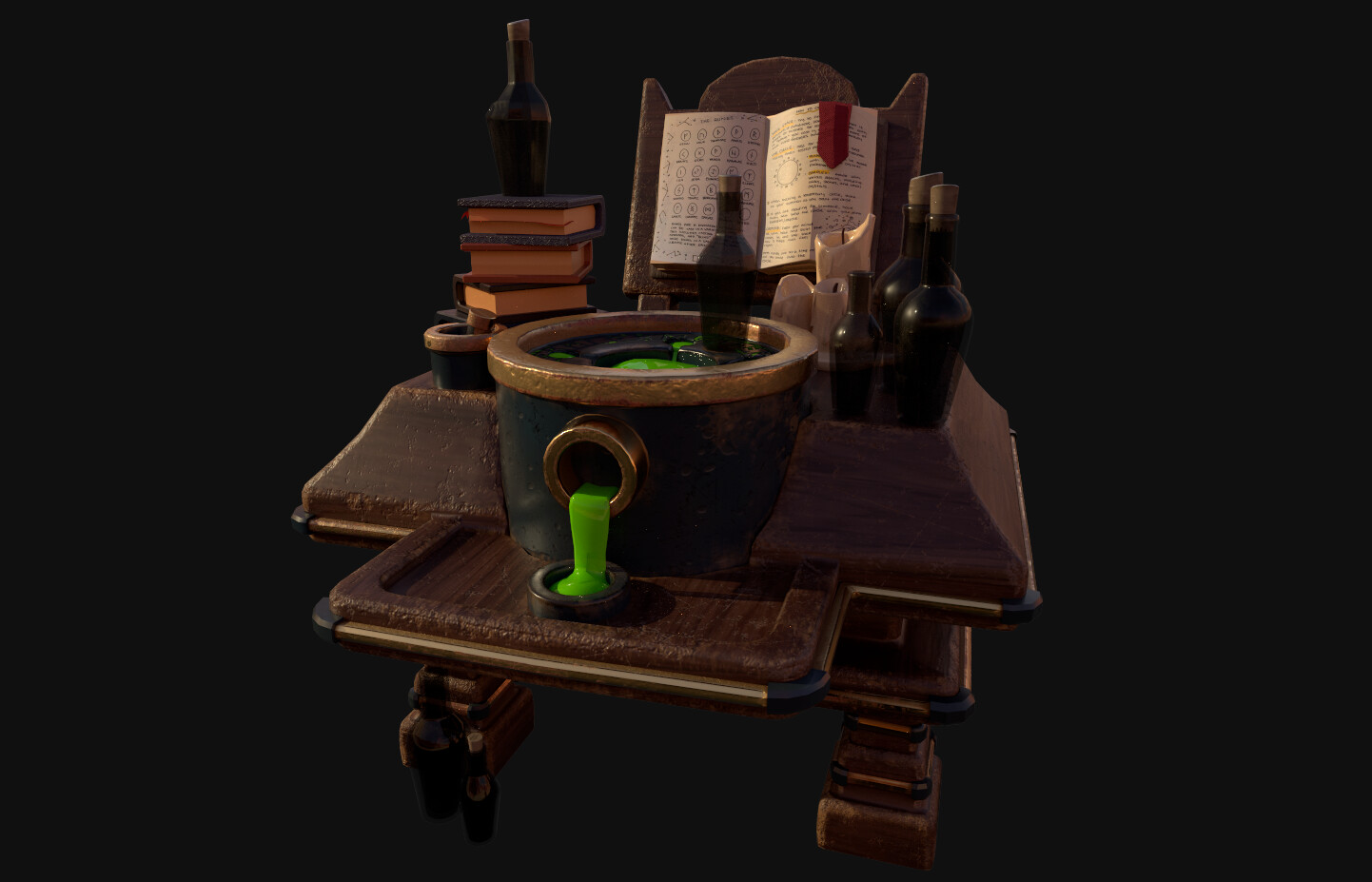ArtStation - Potion Desk, ROBOTO